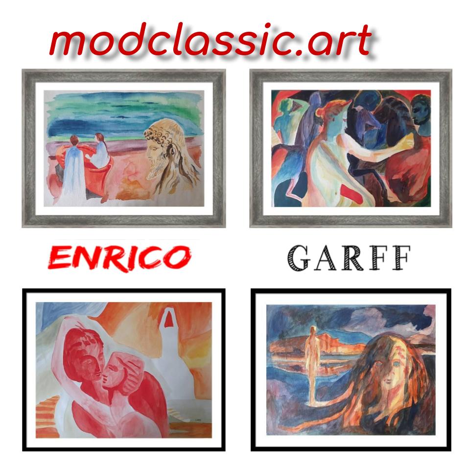 Wall Art Prints | Home Decor | ModClassic Art Style by Enrico Garff